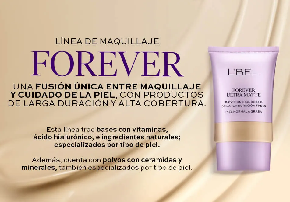 Línea de Maquillaje Forever - L'Bel México